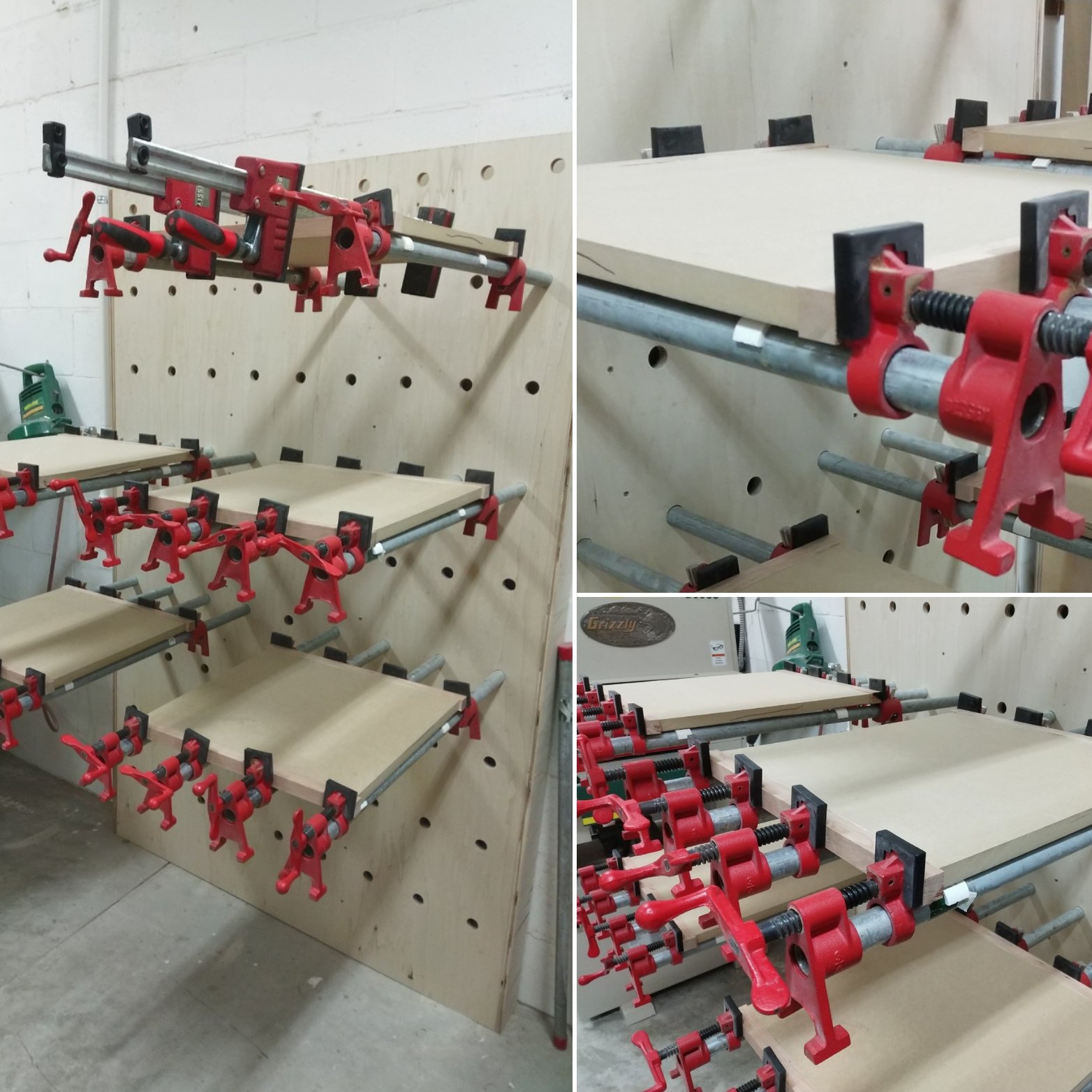 Shop made Clamp Rack – Syzygy Woodworks